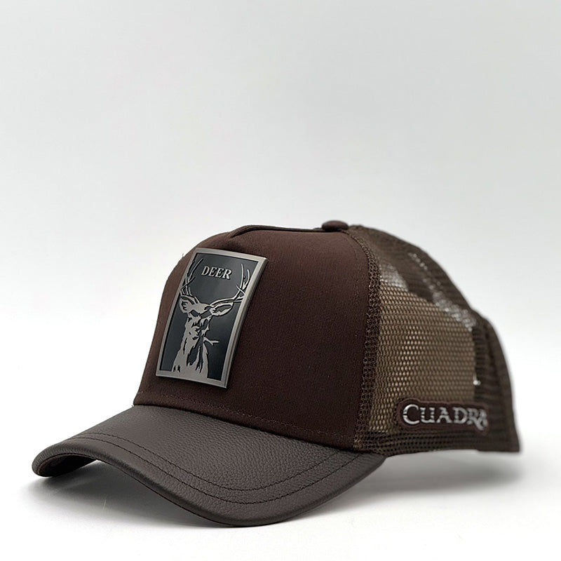 Chocolate Deer Patch Cap CC115 For Men | Cuadra – Yona West Green Bay